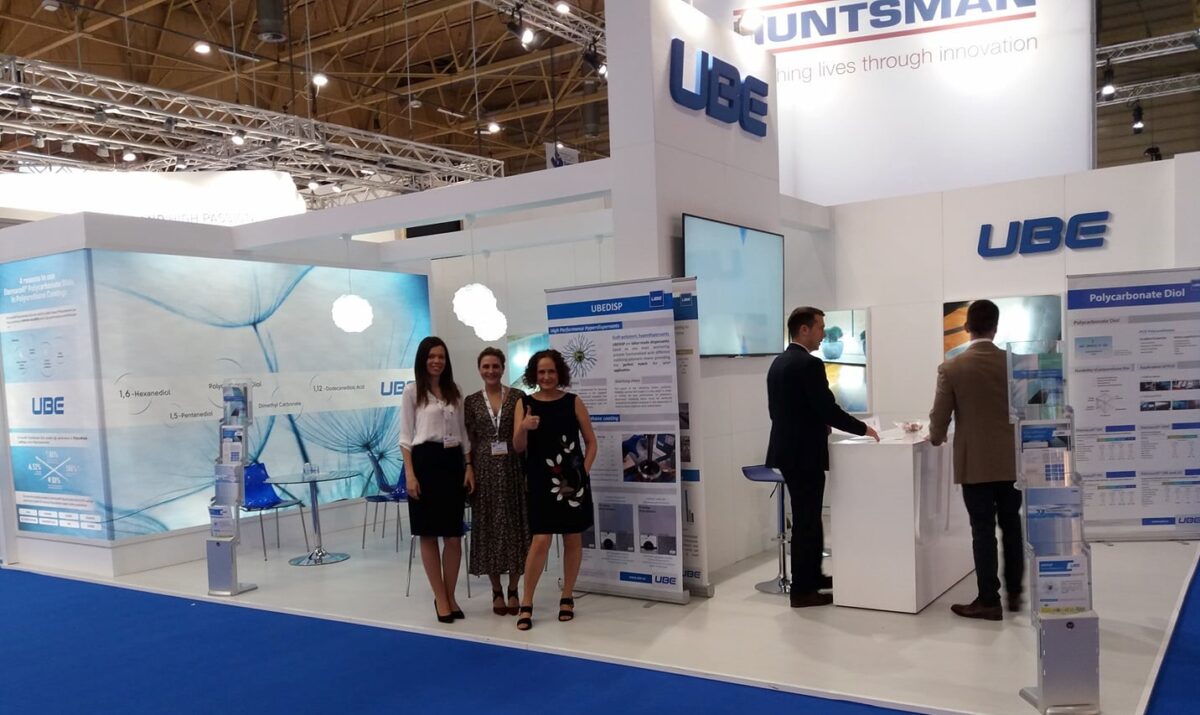 Stand UBE CORPORATION EUROPE en feria UTECH 2018 (Núremberg) – Bion-B ...